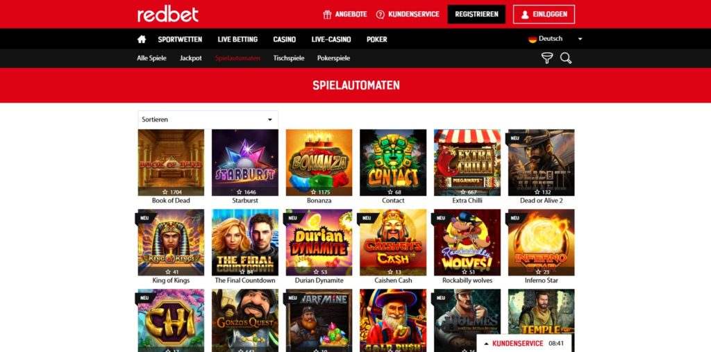 Redbet Casino Erfahrung - 2022: Bewertung und bester Bonus!